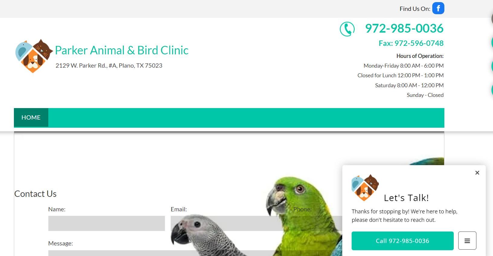 Parker Animal and Bird Clinic